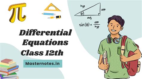 Differential Equations Class 12 A Comprehensive Guide By Master Notes Master Notes