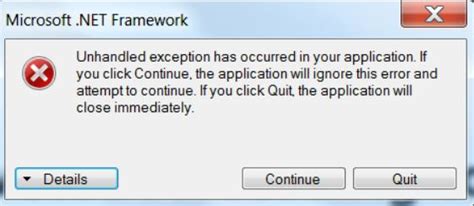 How To Fix Microsoft Net Framework Error