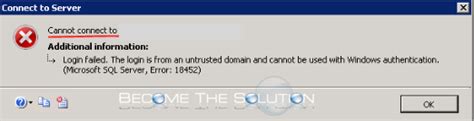 Fix The Login Is From An Untrusted Domain And Cannot Be Used With