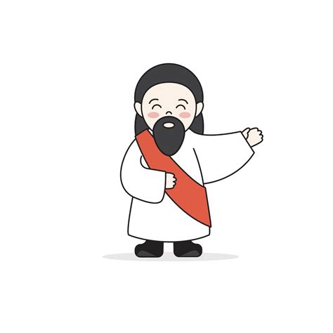 예수 캐릭터 일러스트 Ai 다운로드 Download Jesus Character Vector Urbanbrush