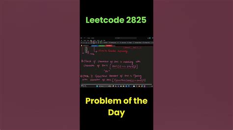 Leetcode 2825 Problem Of The Day Coding Dsa Leetcode Leetcodedaily Leetcodedailychallenge