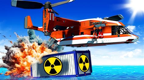 Vtol Crashes Hauling Nuke Stormworks Youtube