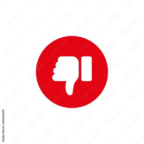 Red Thumbs Down Icon