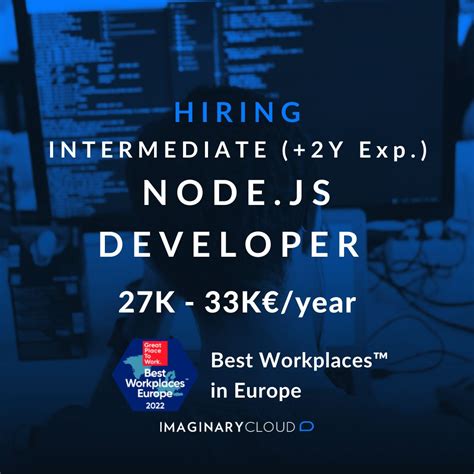 Imaginary Cloud On Linkedin Career Node Developer Imaginarycloud