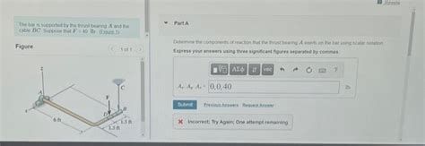 Solved Scalar Notation Express Your Answers Using Three