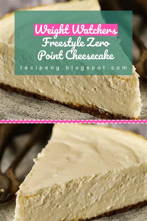 Weight Watchers Freestyle Zero Point Cheesecake Recipeng
