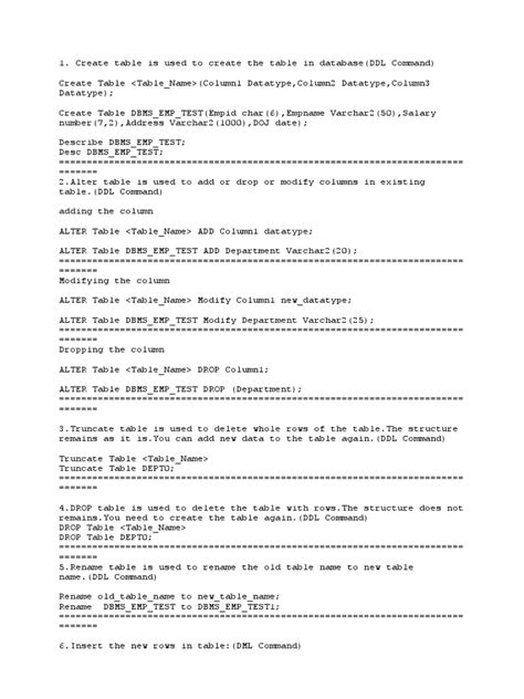 Dbms Unit 2 Notes Pdf Database Transaction Table Database