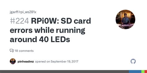 RPi0W SD Card Errors While Running Around 40 LEDs Issue 224