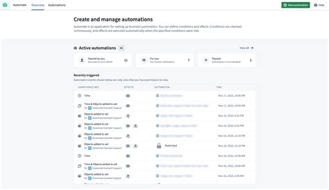 Automate • Concepts • Activity • Palantir