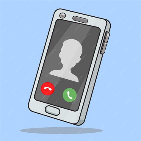 Premium Vector Smart Mobile Phone Cartoon Style Vector Illustration