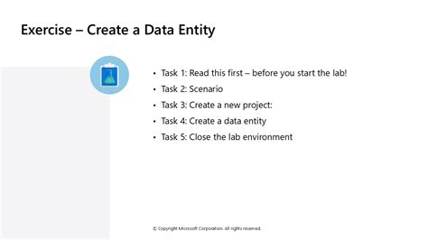 exercise create a data entity instructor brandon online learning training and development