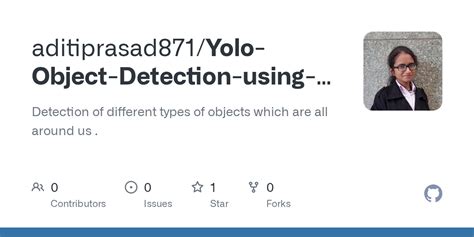 Github Aditiprasad871yolo Object Detection Using Opencv And Python