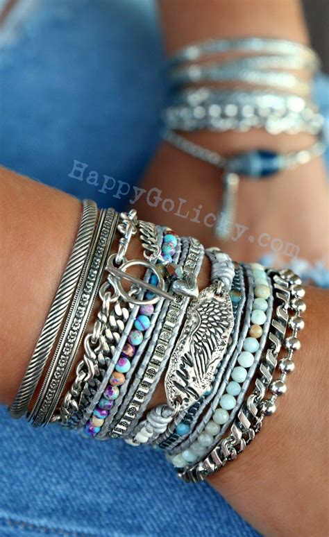 Stacking Bracelets Silver Cuff Bracelets Stacking Cuff Etsy In 2021 Silver Wrap Bracelet