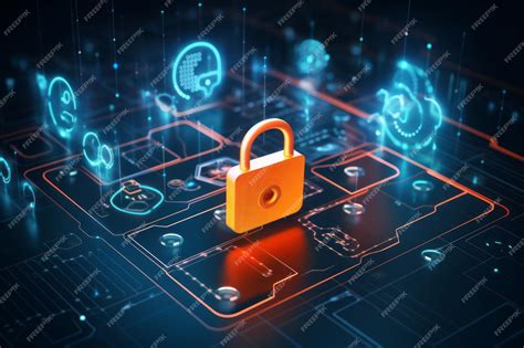 Premium Photo Fortifying Cyber Defenses Safeguarding Data Privacy Access Control And Network