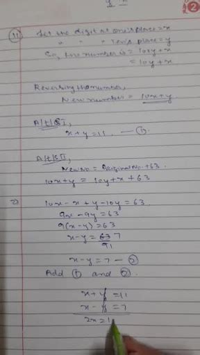 7 The Denominator Of A Fraction Is 1 More Than Twice Its Numerator If T
