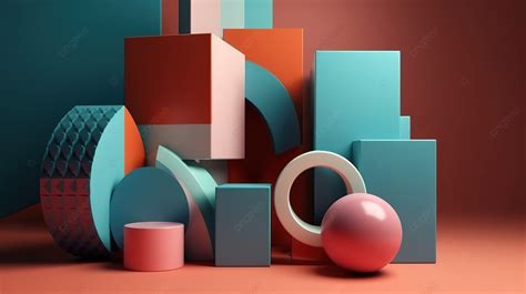 깨끗하고 미니멀한 기하학적 모양의 현대적인 디자인 3d 렌더링 황금 반지 금반지 금 팔찌 배경 일러스트 및 사진 무료