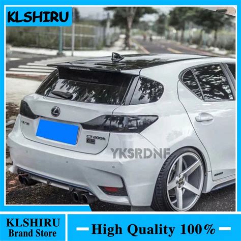 Carbon Fiber Rear Roof Lip Spoiler For Lexus Ct200h 2011 2012 2013 2021