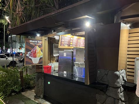 [하와이] 호놀룰루 로얄하와이안센터 Royal Hawaiian Center 아일랜드빈티지쉐이브아이스 Island Vintage Shave Ice 트로피칼아일랜드