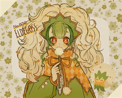 Eldegoss Pokemon Drawn By Mameeekueya Danbooru