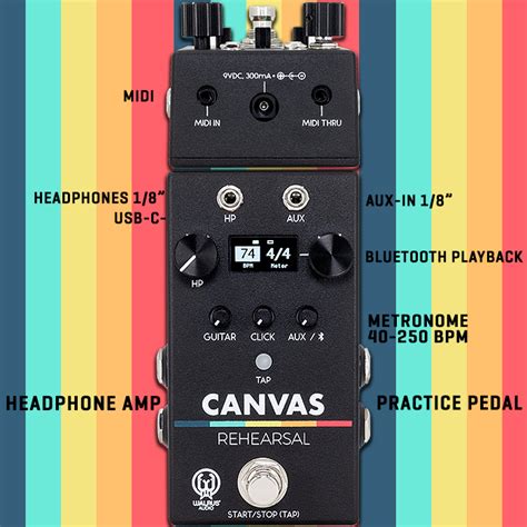 Guitar Pedal X News Walrus Audio Releases Neat Canvas Rehearsal
