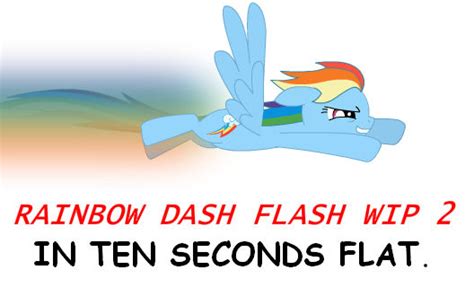 Rainbow Dash Flash Wip By Tukari G3 On Deviantart