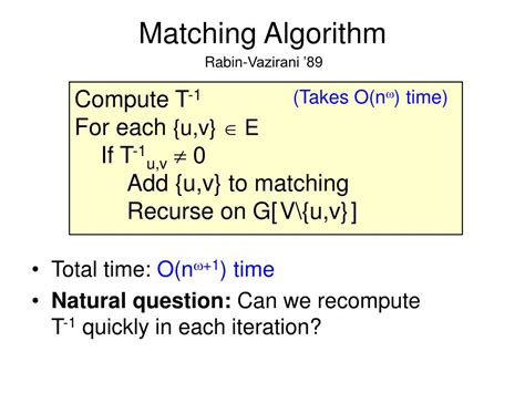 Ppt Algebraic Structures And Algorithms For Matching And Matroid Problems Powerpoint