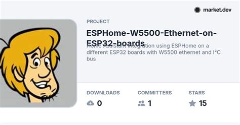 esphome w5500 ethernet on esp32 boards ecosystem directory market dev
