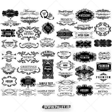 دانلود طرح وکتور بته جقه ای اروپایی Vector Design Wooden Puzzles Save