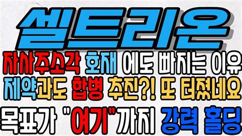 셀트리온 주식 셀트리온 주가전망 068270 셀트리온주가전망 셀트리온주식 셀트리온주가 셀트리온전망 셀트리온합병 셀트리온합병비율 셀트리온권정호 셀트리온서정진 Youtube