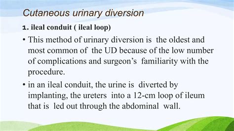 Urinary Diversion Pptx