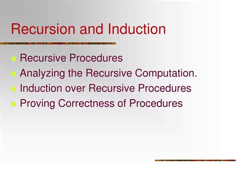 Ppt Recursion And Induction Powerpoint Presentation Free Download Id657577