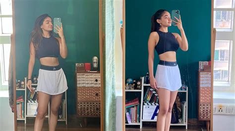 Anushka Sen Flaunts Gym Gurl Vibes In Mirror Selfie Fan Lovestruck Iwmbuzz