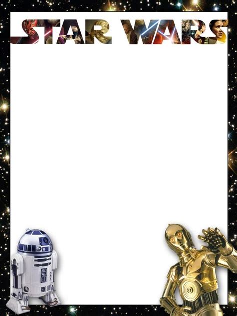 Fastpanel Star Wars Border Design Star Wars Note