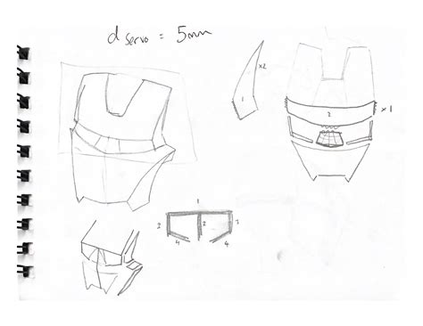 Iron Man Mask Drawing