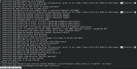 Bug Upgrade Kube Apiserver Is Not Ready After Node Reboots · Issue 2865 · Harvester