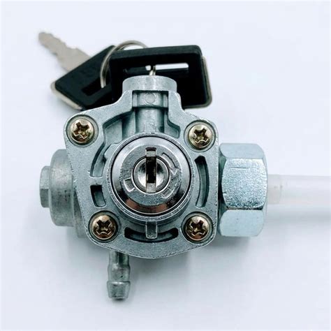 Crown Motorcycle Fuel Cock With Key Lock For Honda Cd70 And Cg125