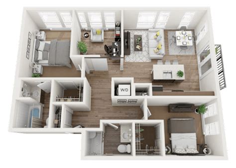 Floor Plans Of The Henry In Tacoma Wa