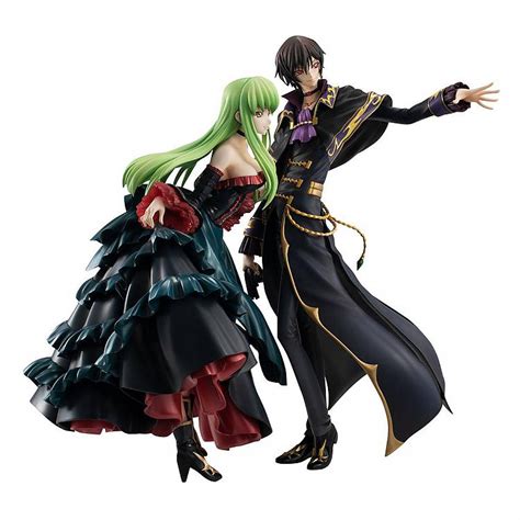 Code Geass Resurrection Lelouch Gem Pvc Figure 18 Cc And Lelouch
