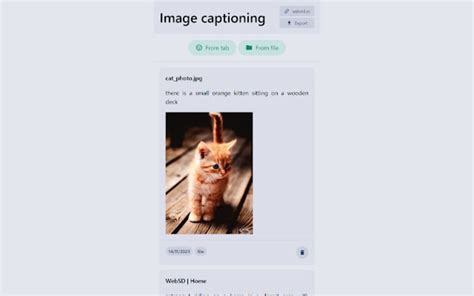 Webml Image Captioning For Google Chrome Extension Download