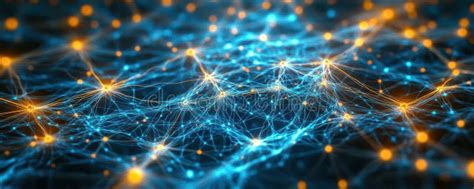 Advanced Machine Learning System Visualized As An Intricate Neural