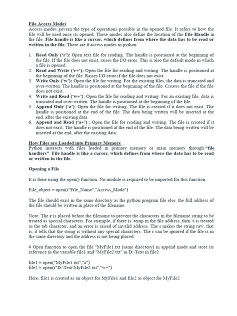 83 Opening And Closing Files Pdf Filename Computer File