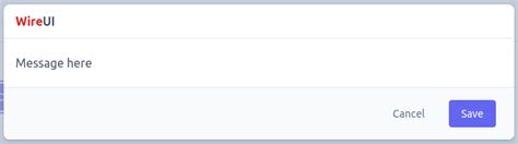 Modals Titles · Issue 494 · Wireuiwireui · Github