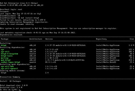 Red Hat Enterprise Linux 84 オフライン環境にて、isoファイルからパッケージインストールをする方法