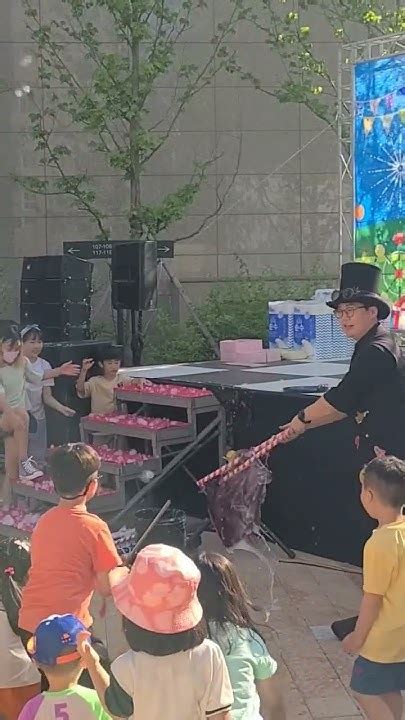 비누방울 마술마술사운정신도시야시장 Youtube