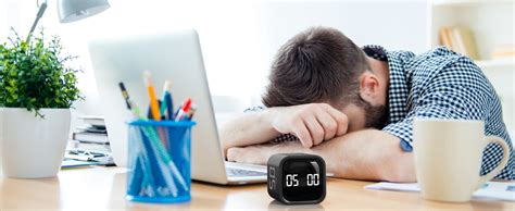 Rotating Pomodoro Timer 5 25 10 50 Minutes Preset Desk Productivity Timer W Gra