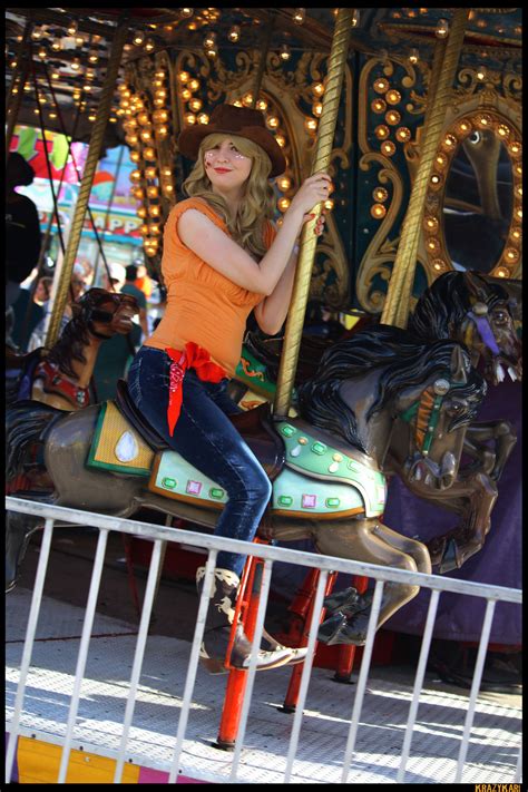 Mlp Applejack Cosplay On The Carousel By Krazykari On Deviantart