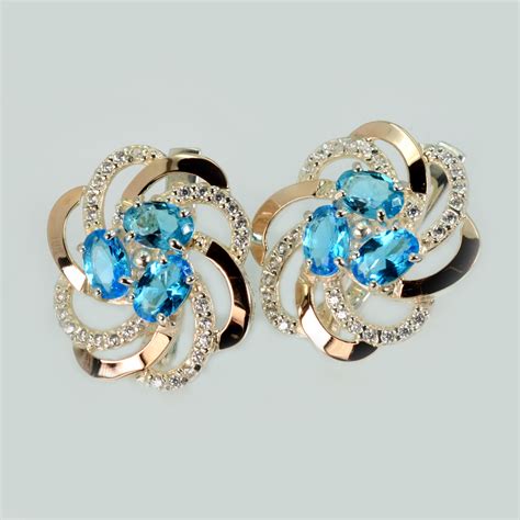 Сережки срібні з золотими напайками пластинами ціна розмір фото інтернет магазин Silver