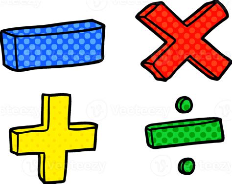 Cartoon Math Symbols 45196115 Png