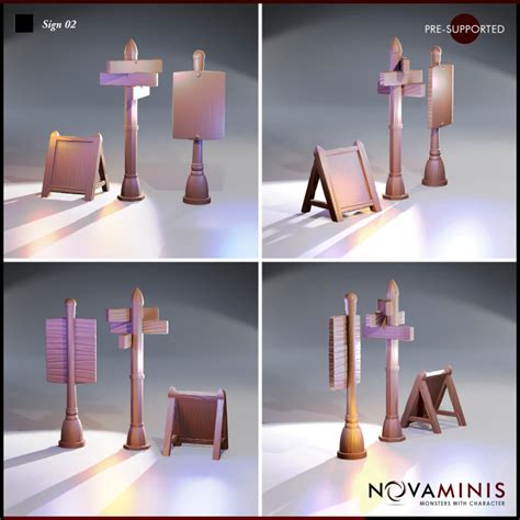 3d Printable Sign 02 By Novaminis