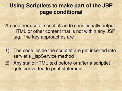 Ppt Enhancing Jsp Pages With Java Code Elements Powerpoint